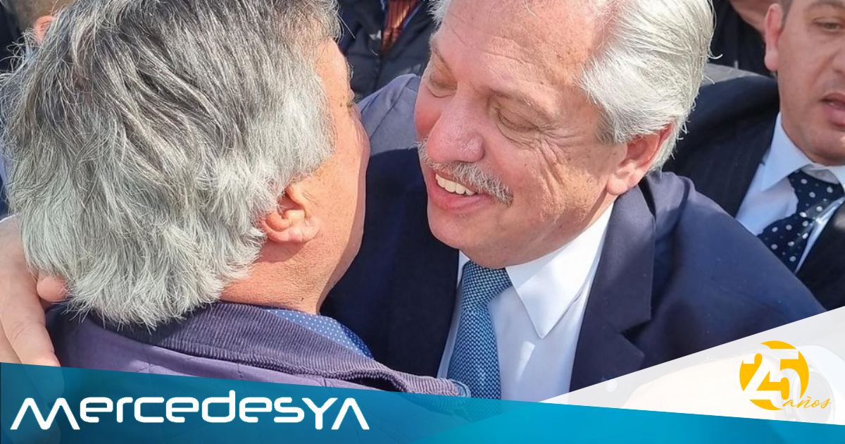 El diputado Carlos Selva acompañó al presidente Alberto Fernández en la ...